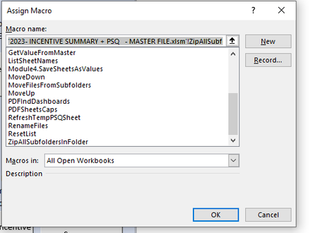 Cannot run the Macro. The macro may not be available in this workbook or all macros may be ...