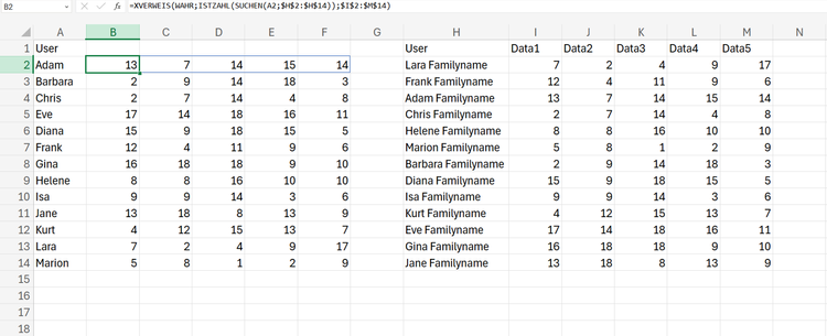 Combining XLookup and if contains statements between 2 worksheets ...
