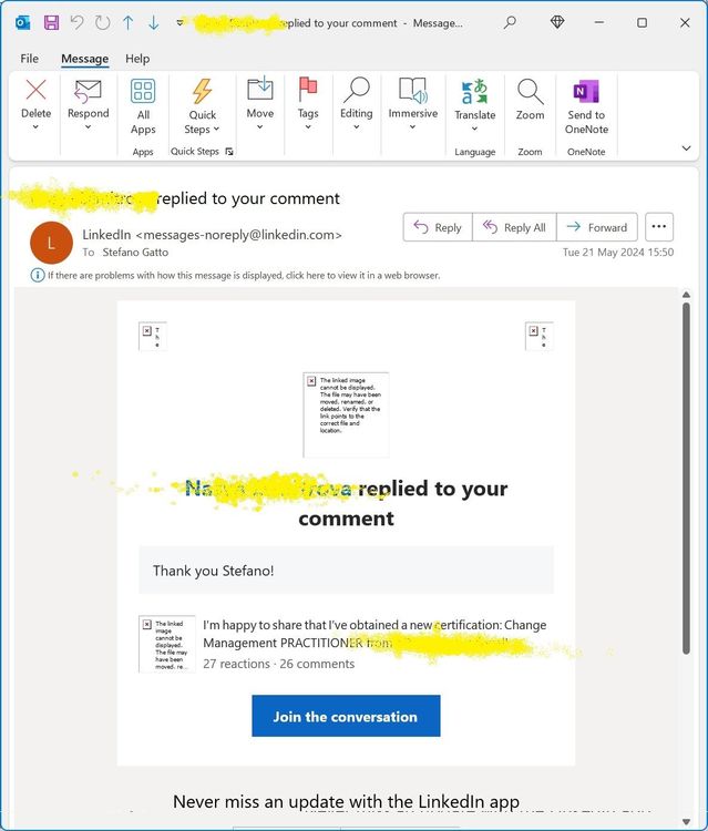 Images are not displayed in incoming emails | Microsoft Community Hub