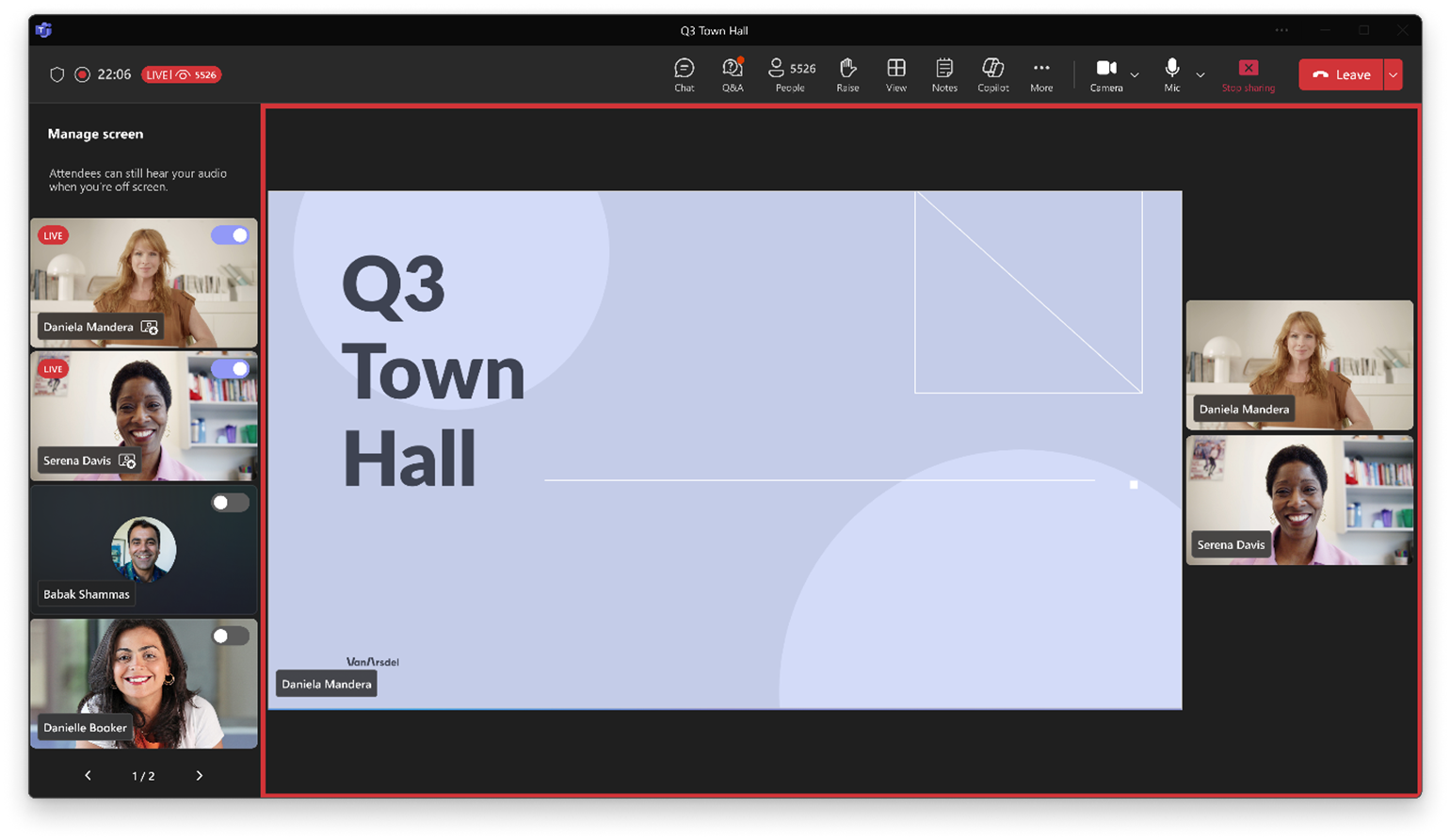 Updates for Town Hall in Microsoft Teams and Teams Live Events ...