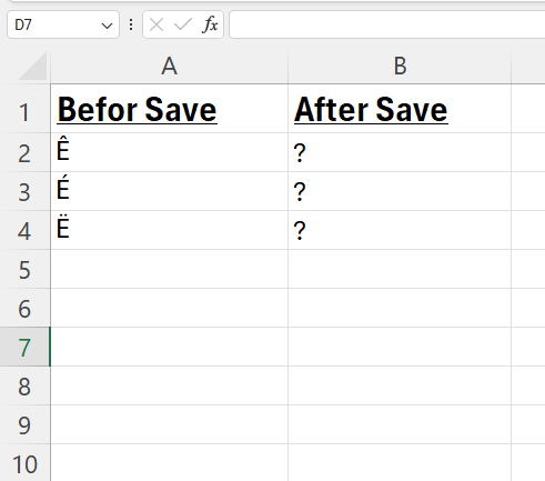 In .CSV File Format, Symbols Becomes Question Mark, Please Help ...