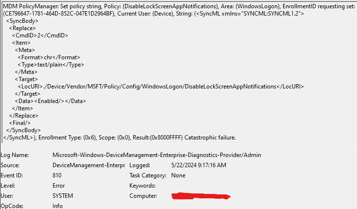 Creating ADMX backed Configuration policies | Microsoft Community Hub
