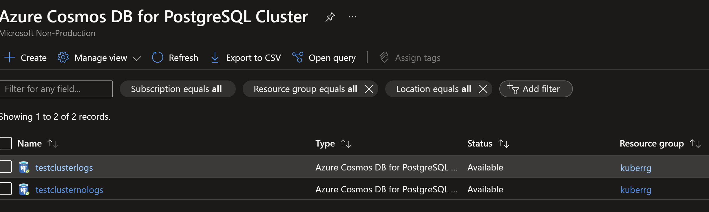 Azure Custom Policy- PostgreSQL Product - Compliance Report not Available- New Feature Request