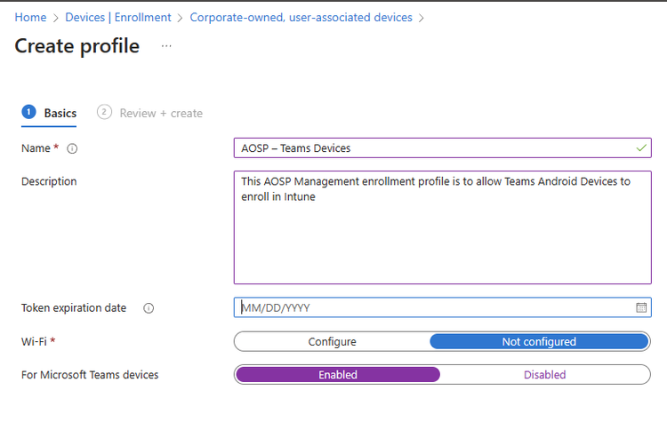 Moving Teams Android Devices to AOSP Device Management | Microsoft Community Hub