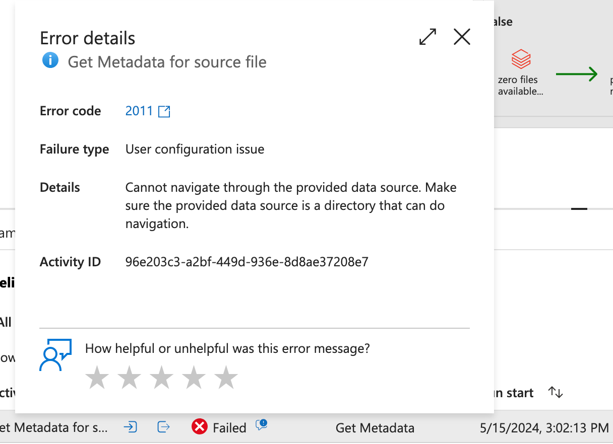 Get metadata activity | Microsoft Community Hub