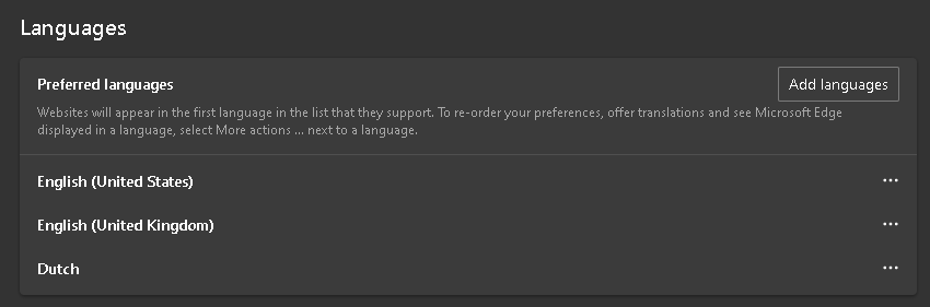 How to Manage Preferred Languages in Microsoft Edge via Registry or Preferences File ...