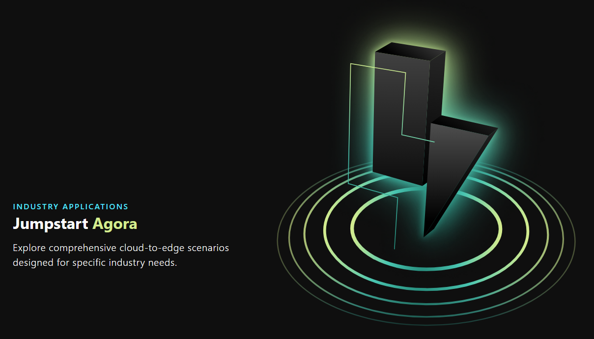 Announcing Jumpstart Agora for manufacturing