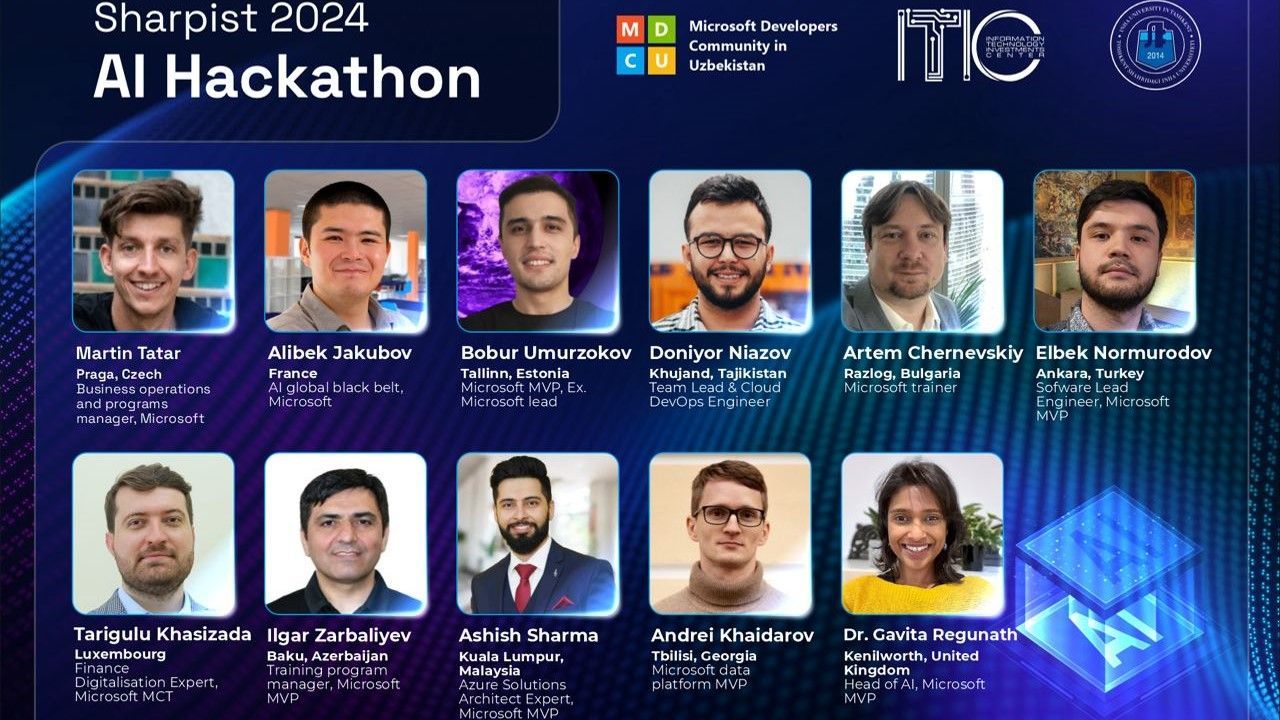 Sharpist 2024 - AI Hackathon in Uzbekistan | Microsoft Community Hub