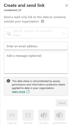 External Data Sharing With Microsoft Fabric