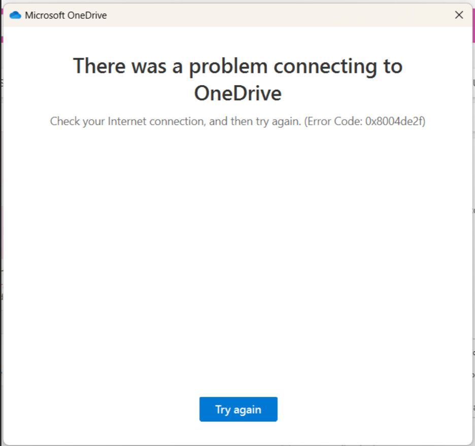 Can not log into One Drive (W/S) | Microsoft Community Hub