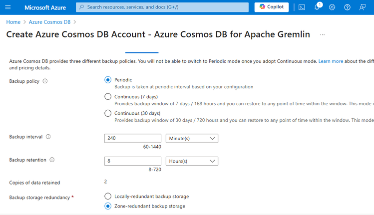 Getting started guide to Azure Cosmos DB with Gremlin