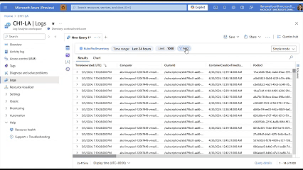 Analyze data using Log Analytics Simple mode | Microsoft Community Hub