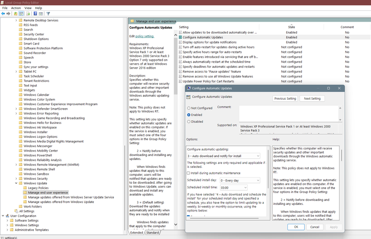 How to fix windows update error: "Error ecountered, We couldn't connect ...