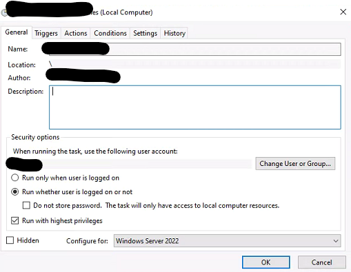 Scheduled task - EXCEL Access is denied. (0x80070005 (E_ACCESSDENIED ...