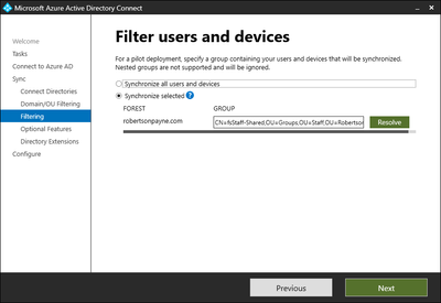 Entra Cloud Sync Not Applying Assigned OU Filters | Microsoft Community Hub