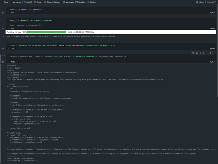 Accelerate Phi-3 use on macOS: A Beginner's Guide to Using Apple MLX Framework