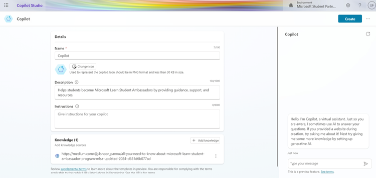 Create Your Own Copilot Using Copilot Studio | Microsoft Community Hub