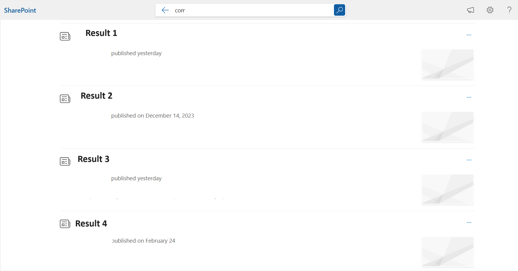 Sorting Criteria for SharePoint Search Results | Microsoft Community Hub