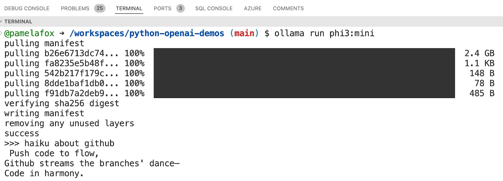 Try out SLMs with Ollama in GitHub Codespaces | Microsoft Community Hub