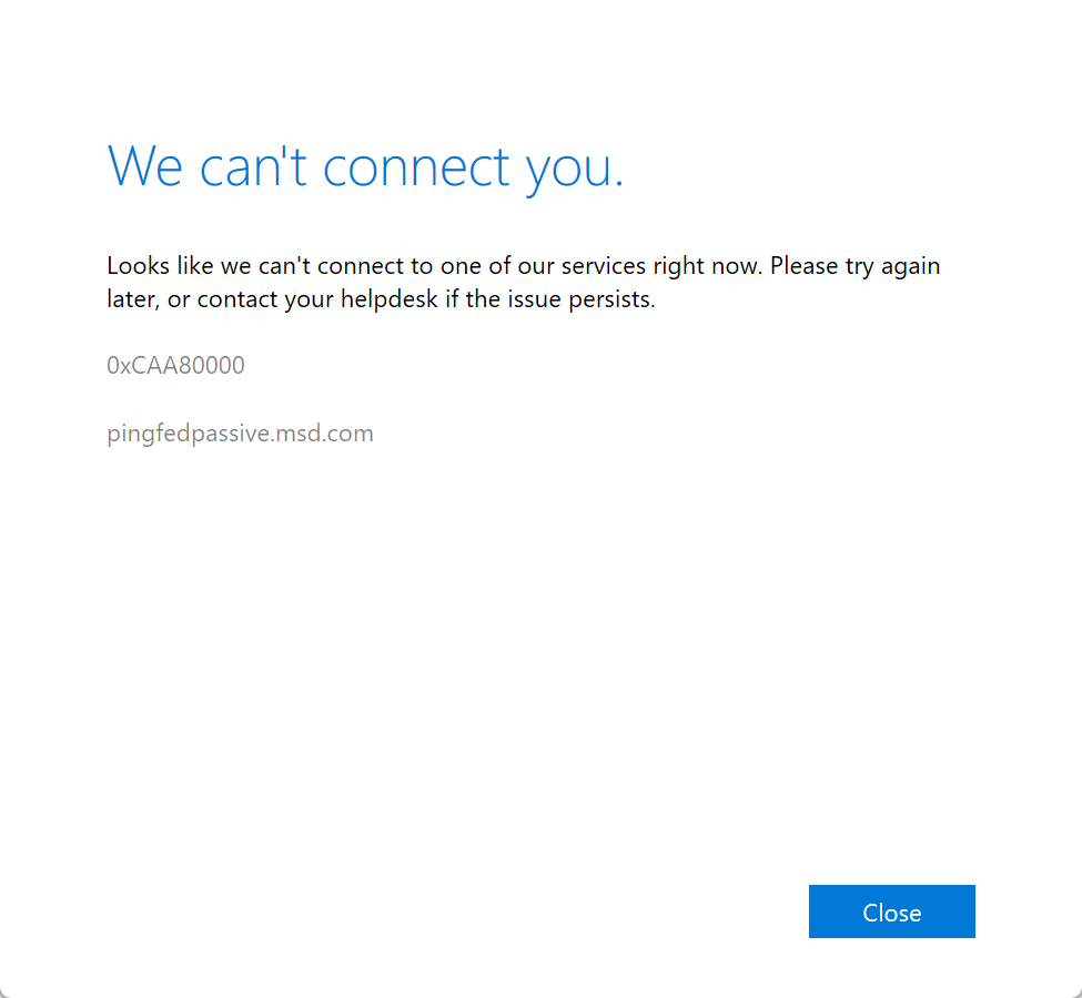 AVD Connection Issue | Microsoft Community Hub