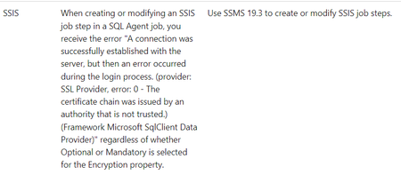 SSMS 20 connection changes