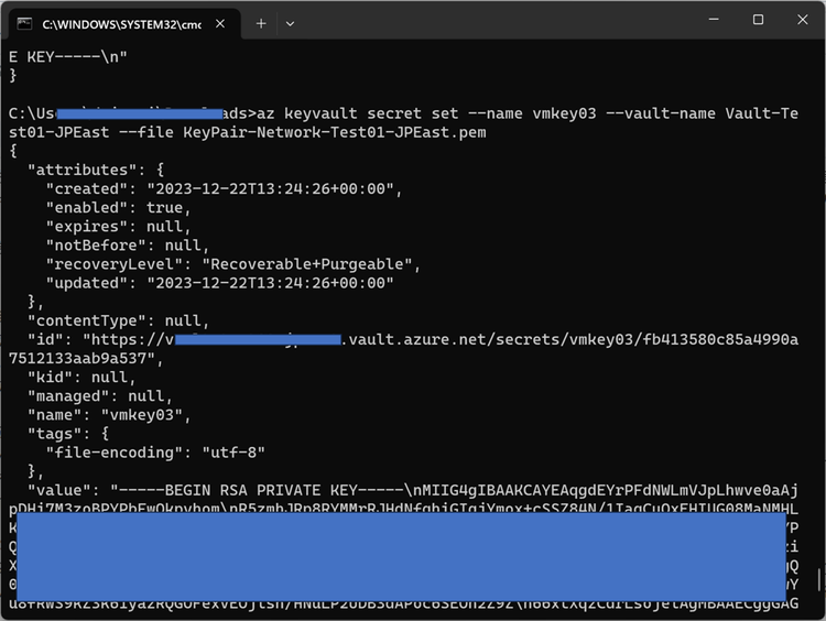 Connect to a Linux VM using Bastion and Key Vault without a private key file