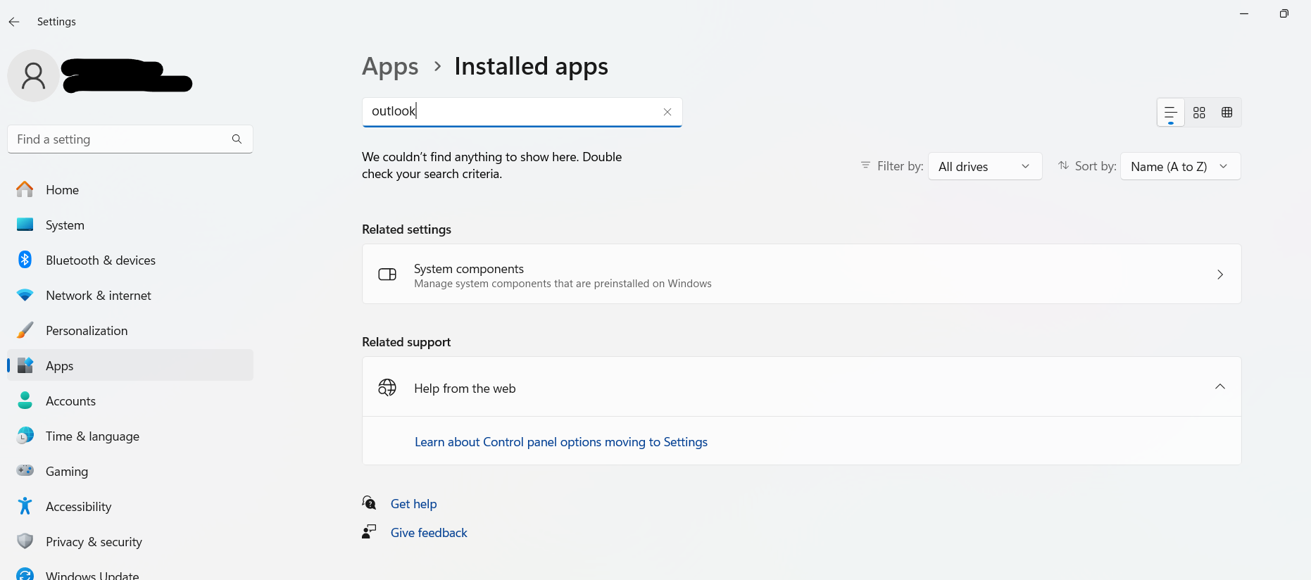 Unable to delete outlook from my machine (using windows11 home version 23H2). | Microsoft ...