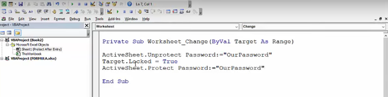 Automatically protect cells in a file once the file is saved and closed by a user | Microsoft ...