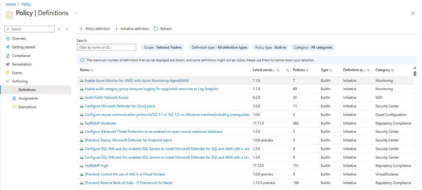 Public Preview Announcement: Azure Policy Built-in Versioning ...