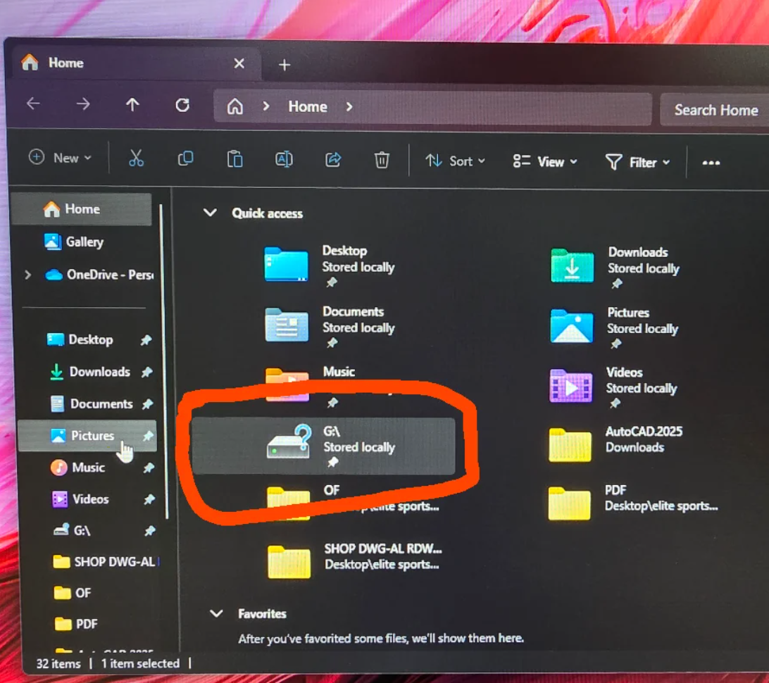 Weird drive path name in Windows explorer | Microsoft Community Hub