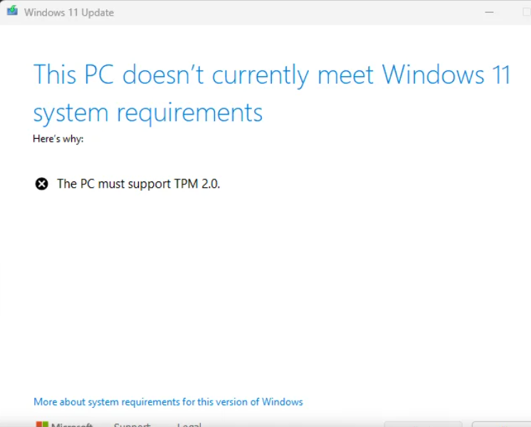 Can't install Windows 11 Insider Build because of lack TPM 2.0 ...