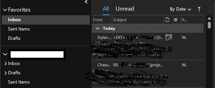 Inbox is not displaying new messages in a usable way | Microsoft Community Hub