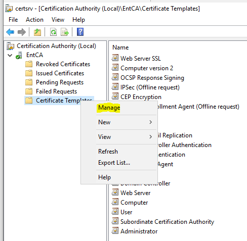 Consolidating Windows domain controller certificates