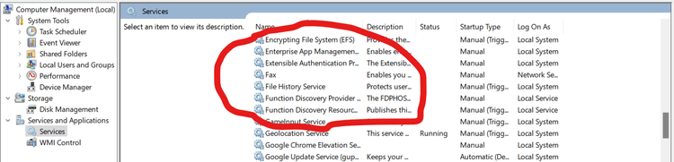 Firmware switch service missing in Computer Management | Microsoft ...