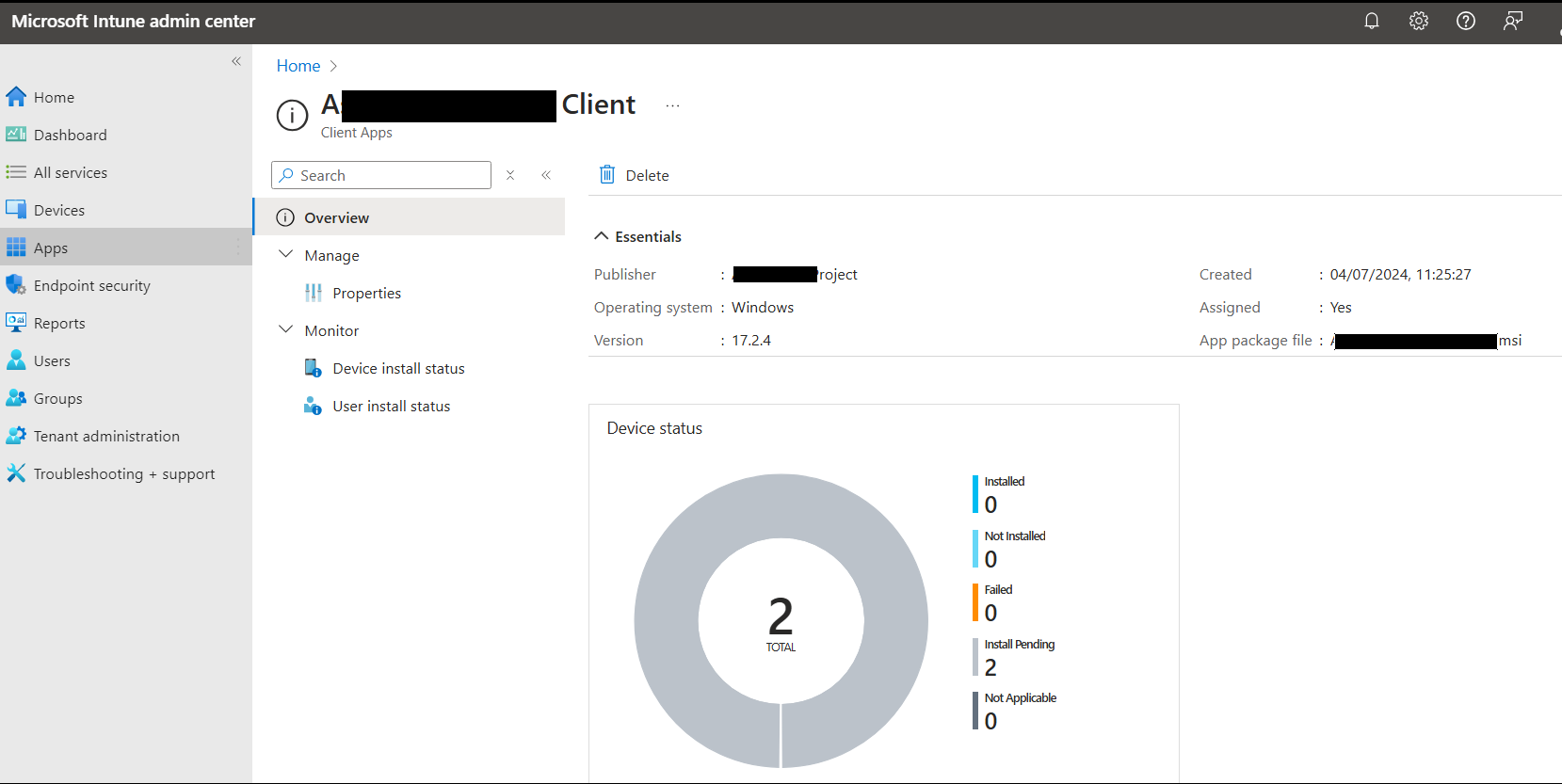 input serial number in intune while publishing apps | Microsoft Community Hub