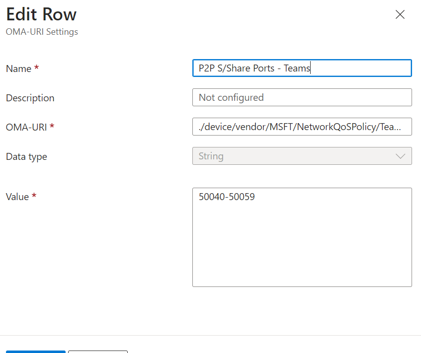 Intune Profile setting error | Microsoft Community Hub