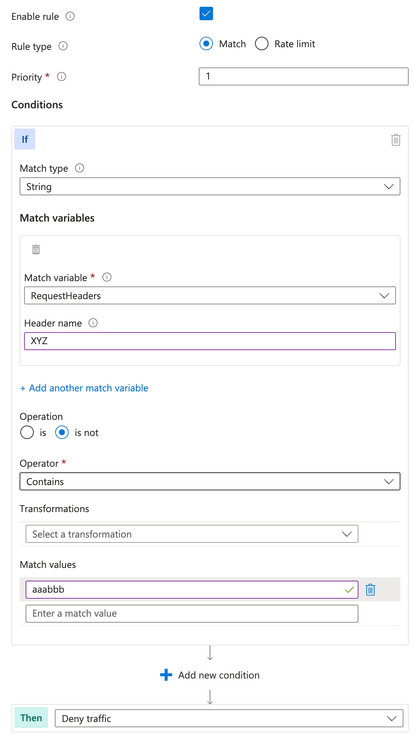 Azure WAF Custom Rule Samples and Use Cases | Microsoft Community Hub