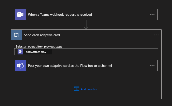 Workflows - Posting a Card | Microsoft Community Hub
