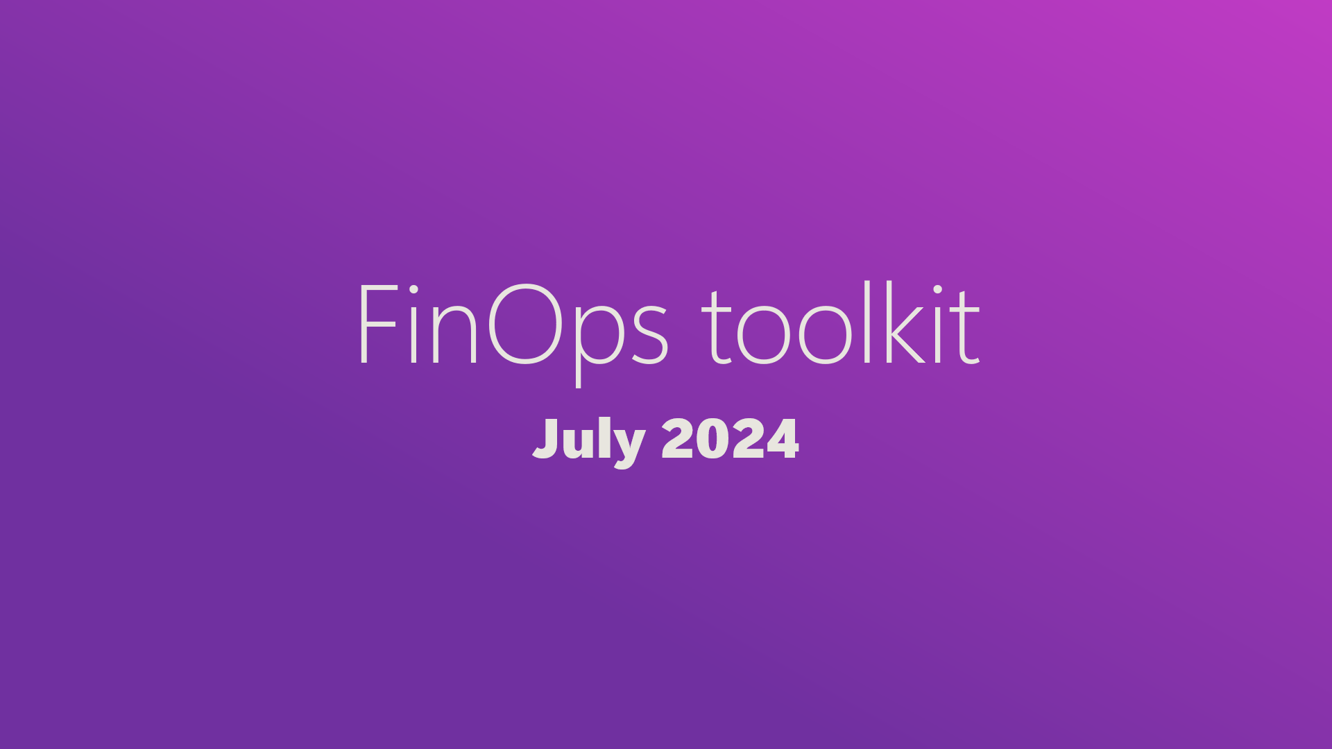 What’s new in FinOps toolkit 0.4 – July 2024 | Microsoft Community Hub