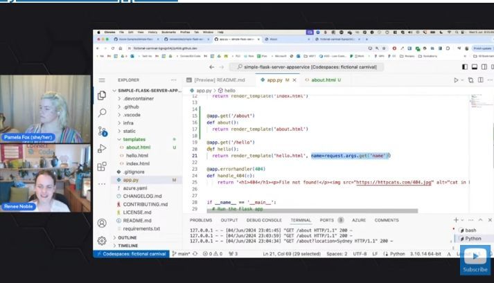 Learn how to build Python Web Apps from our 6-part series! | Microsoft Community Hub