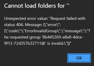 Microsoft Groups:Your request can’t be completed right now | Microsoft ...