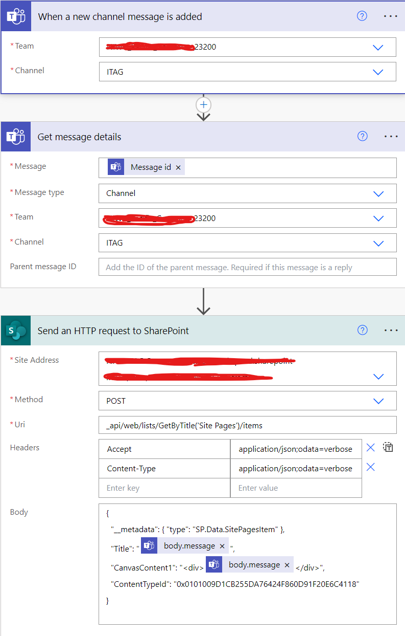 How to post Teams Channel post to Sharepoint as news | Microsoft ...