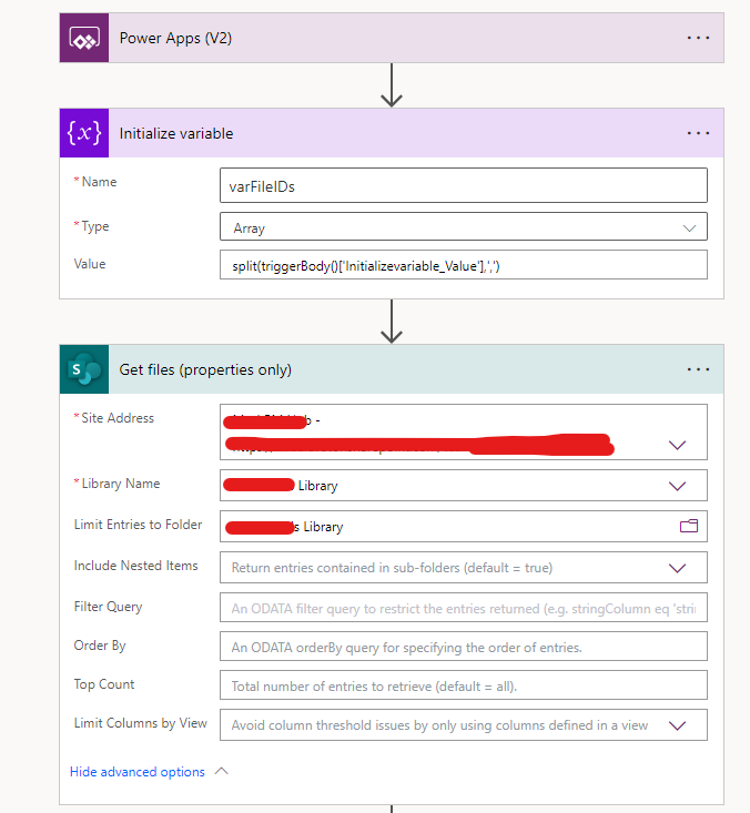 Passing File IDs from Power Apps to Power Automate and merging into PDF ... Passing File IDs from Power Apps to Power Automate and merging into PDF ...