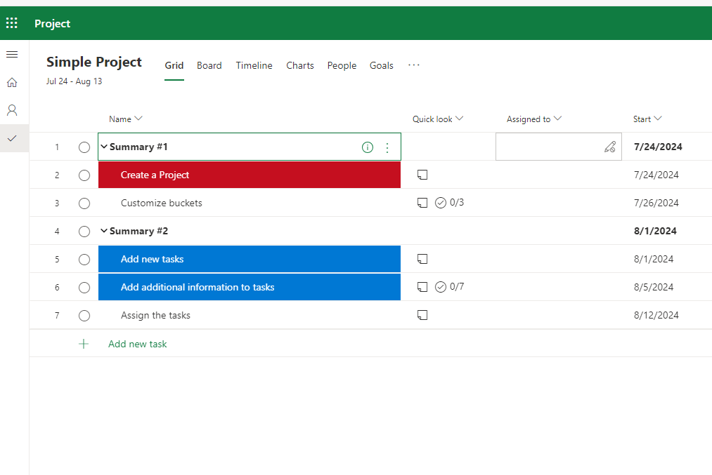 Color Coding on Timeline | Microsoft Community Hub