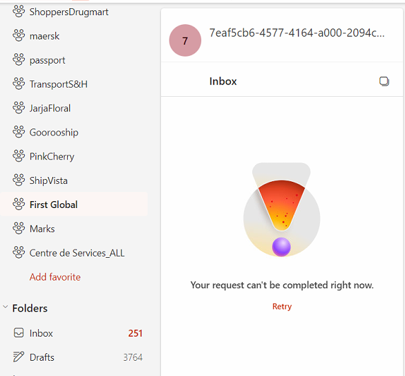 Microsoft Groups:Your request can’t be completed right now | Microsoft ...