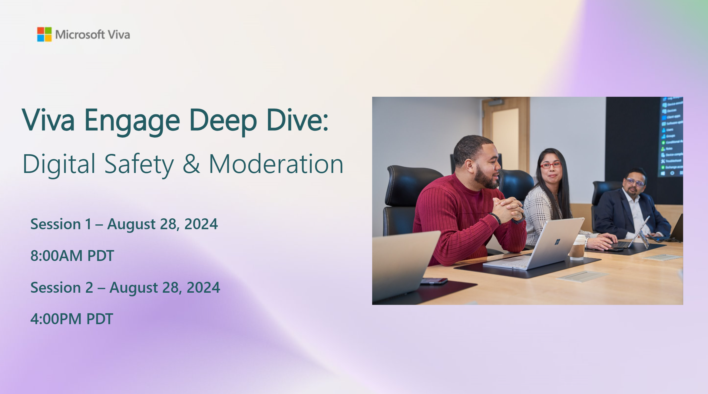 Viva Engage Digital Safety / Moderation Webinar - Option 2 | Microsoft ...