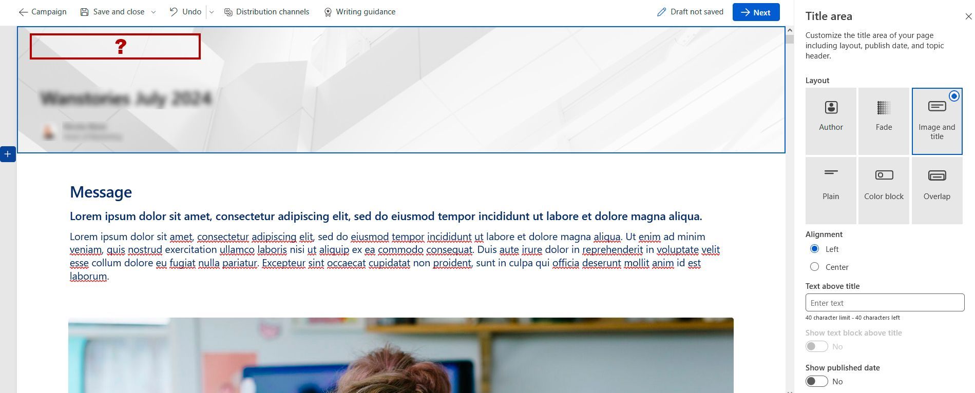 Sharepoint site page header web part has lost editing capability, now ...