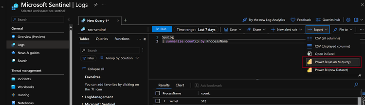 Monitoring Microsoft Sentinel Reports with Dashboard Hub & Power BI ...