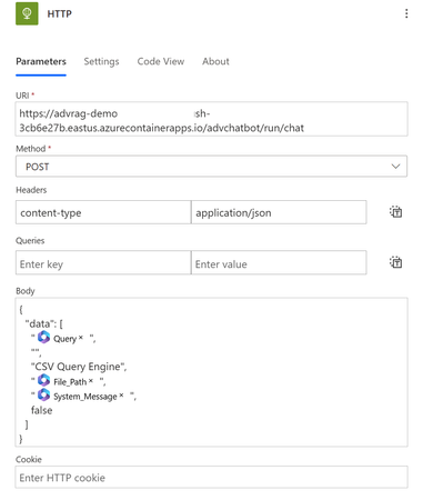 Step by Step: Integrate Advanced CSV RAG Service with your own data into Copilot Studio