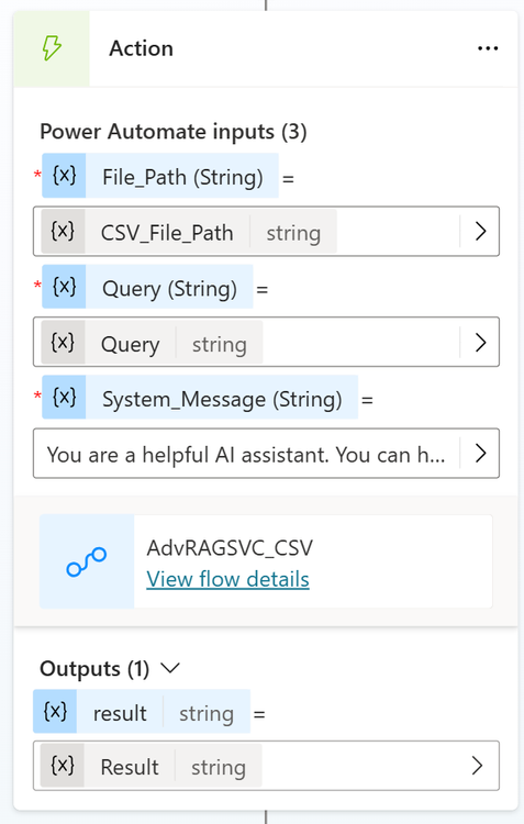 Step by Step: Integrate Advanced CSV RAG Service with your own data into Copilot Studio